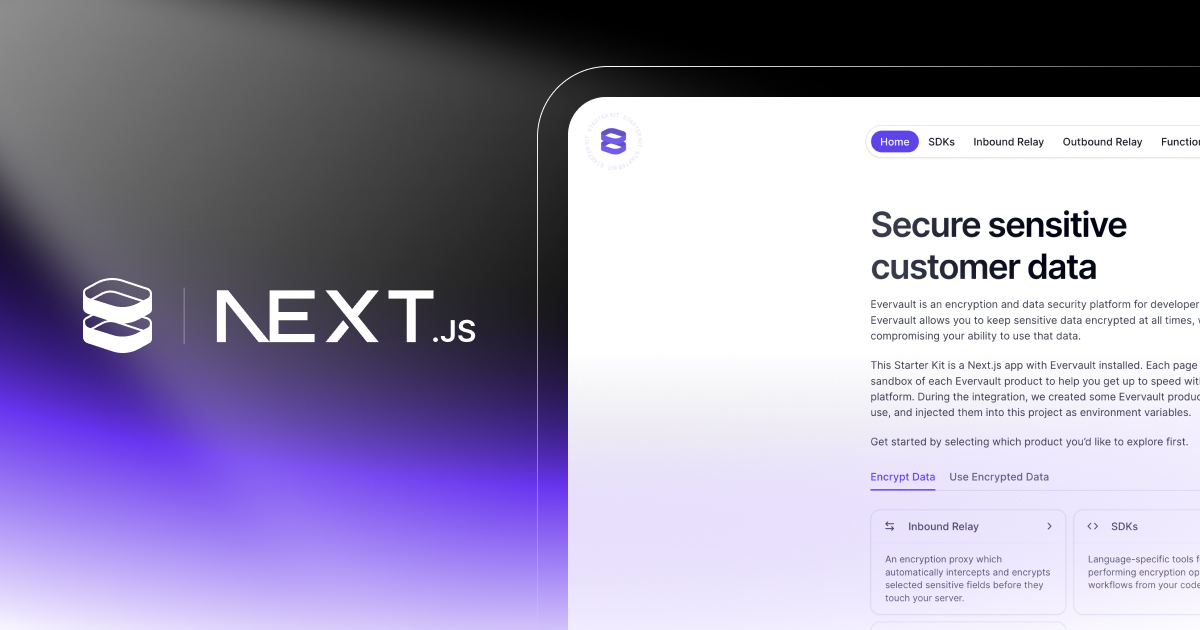 Evervault Starter Kit